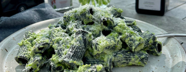 Cuttlefish Ink Pasta Recipe with Mint Pea Sauce – Bona Furtuna